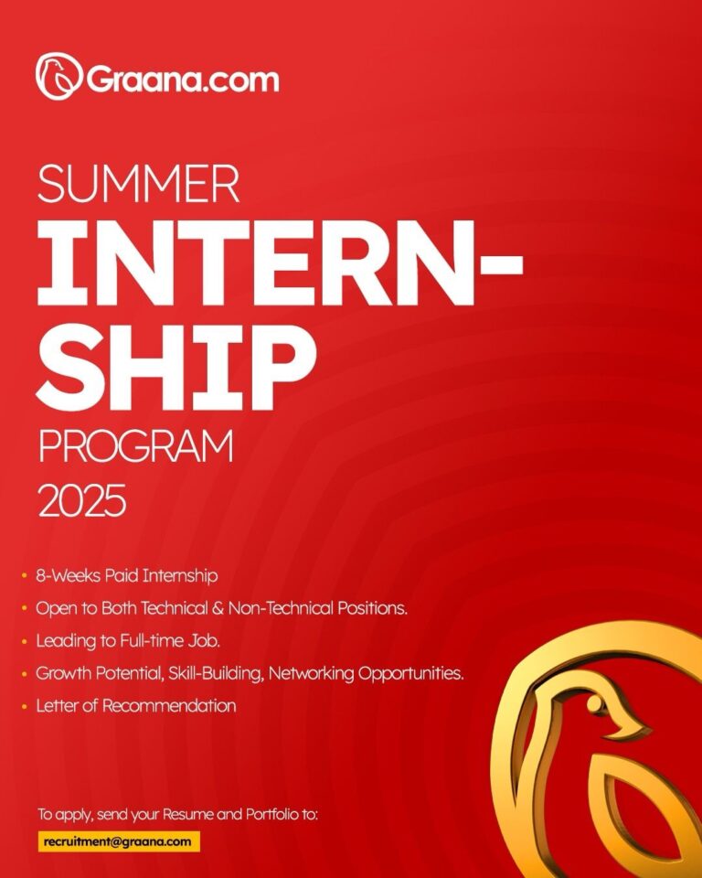 Graana Summer Internship Program 2025 | Paid Internship
