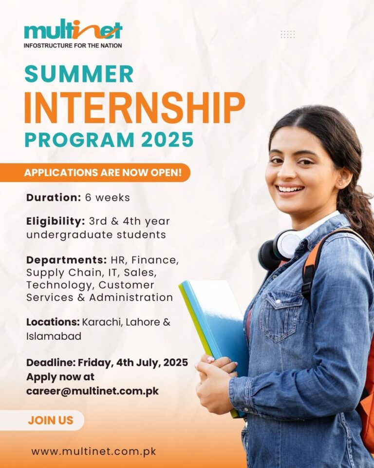 Multinet Summer Internship Program 2025 – Launch Your Career